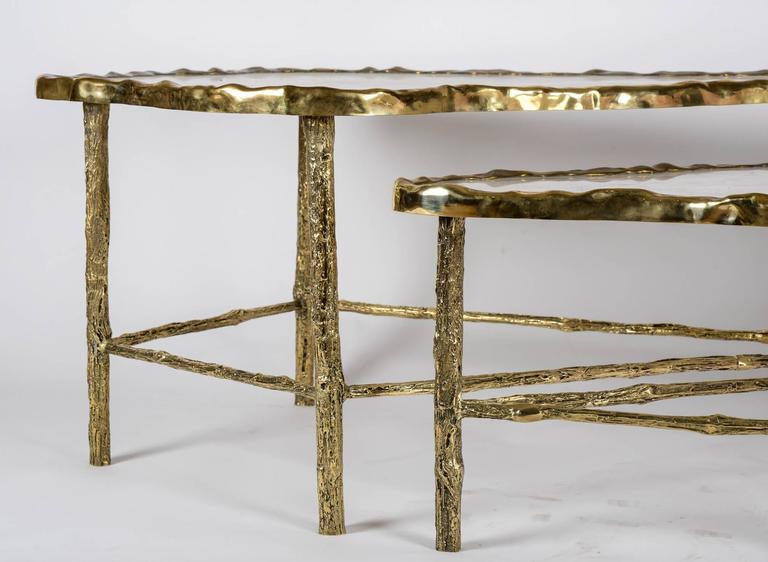 Pair of Rock Crystal Coffee Tables For Sale at 1stDibs | crystal rock ...