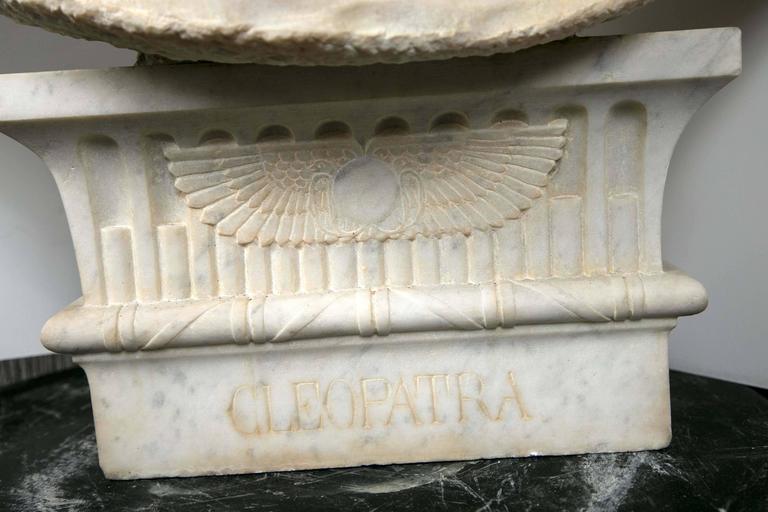 Marble Bust of Cleopatra at 1stDibs