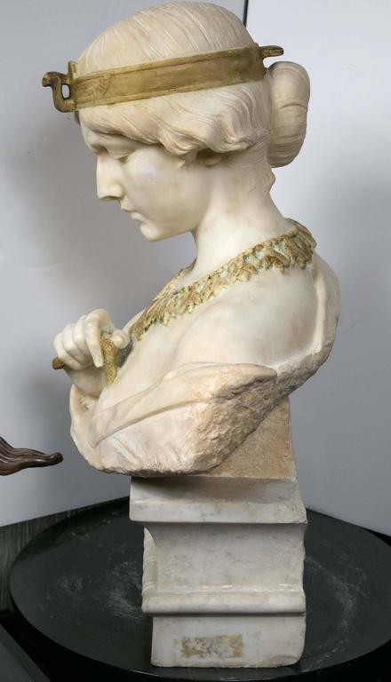 Marble Bust of Cleopatra at 1stDibs
