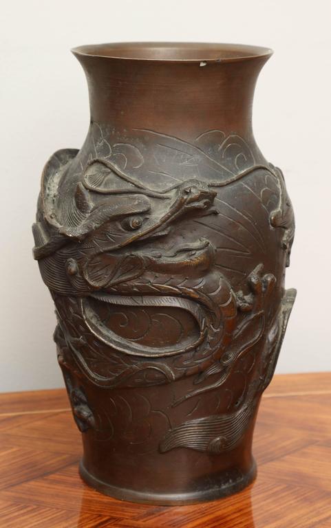 Bronze Japanese Urns at 1stDibs