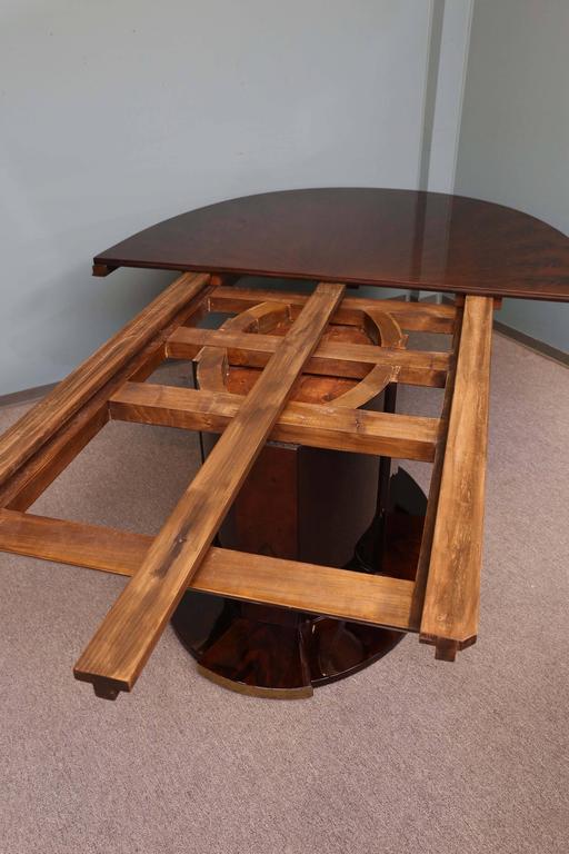 Art Deco Oval Dining Room Table at 1stDibs