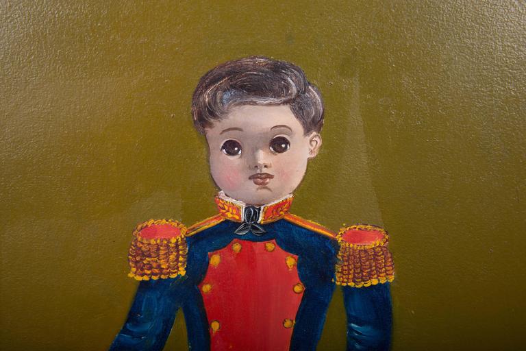 Agapito Labios Portrait of Boy, Oil on Canvas at 1stDibs