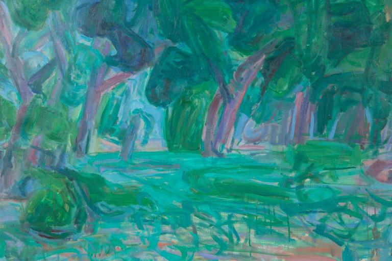 Carl Ashby American Abstract Expressionist Artist, Oil on Canvas at 1stDibs