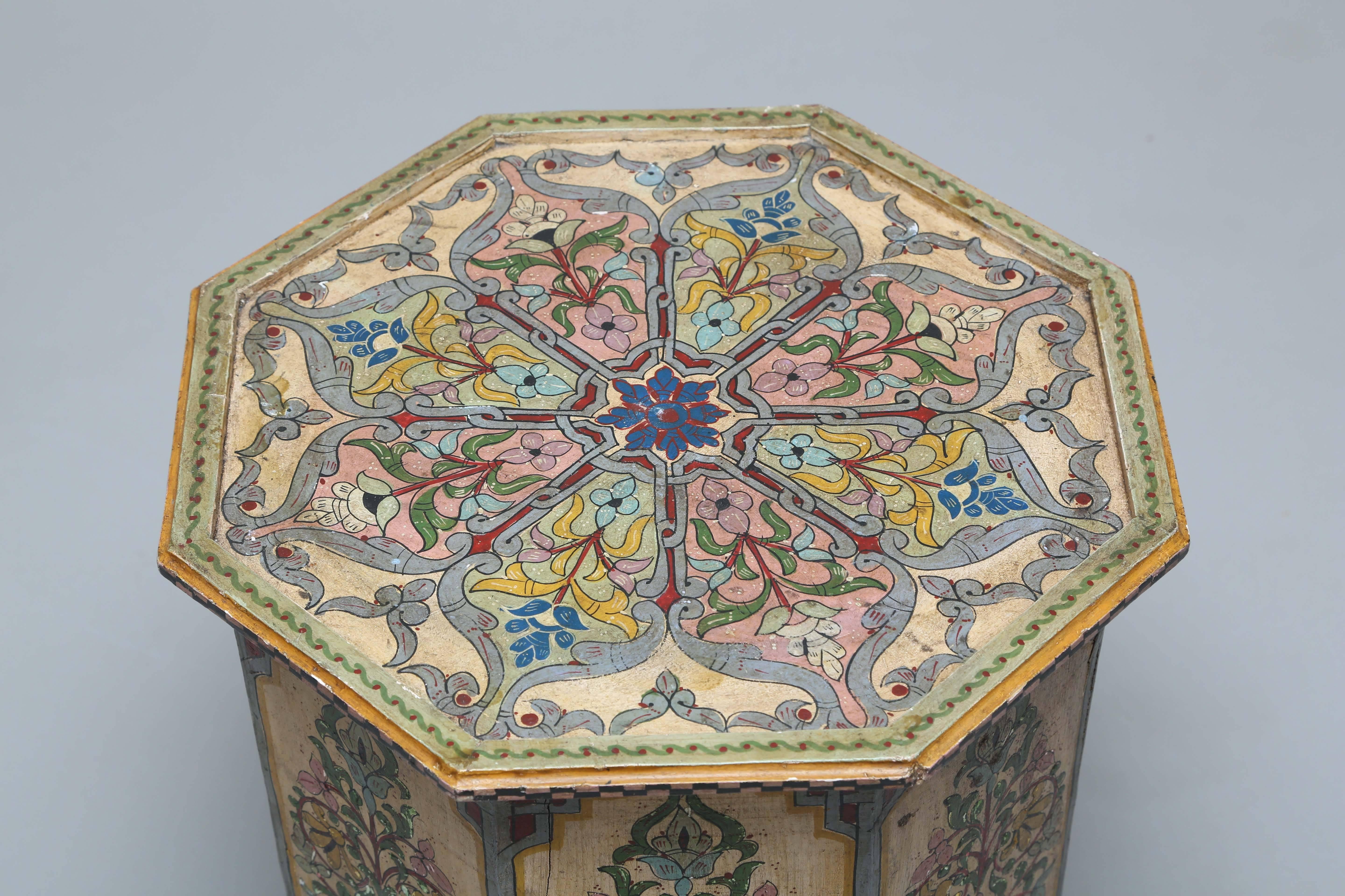 Hand-Painted Anglo-Indian Side Table at 1stDibs | indian side tables ...