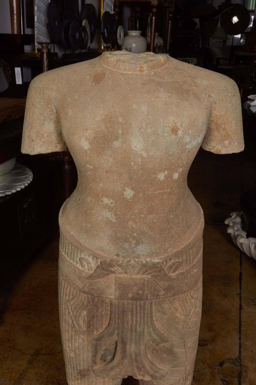 Sandstone Male Torso at 1stDibs