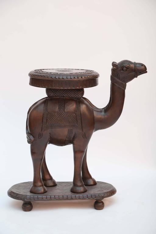 Anglo-Indian Style Camel Table by Chapman at 1stDibs