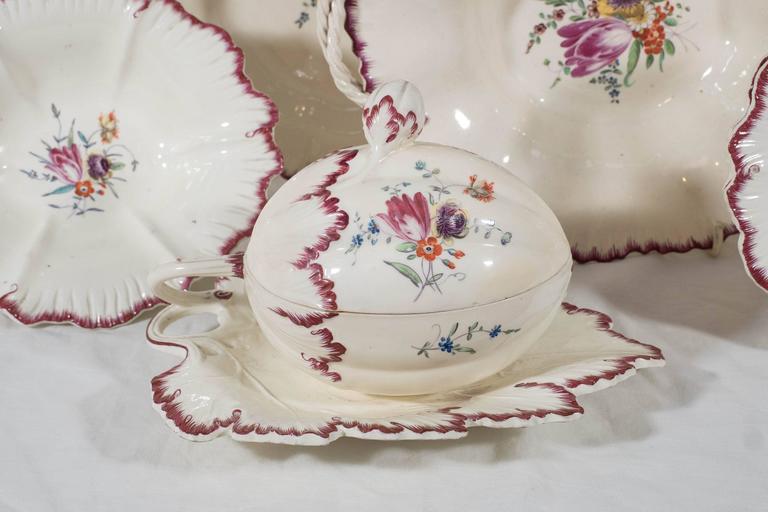 Antique Creamware Dishes 18th Century Dessert Service at 1stDibs