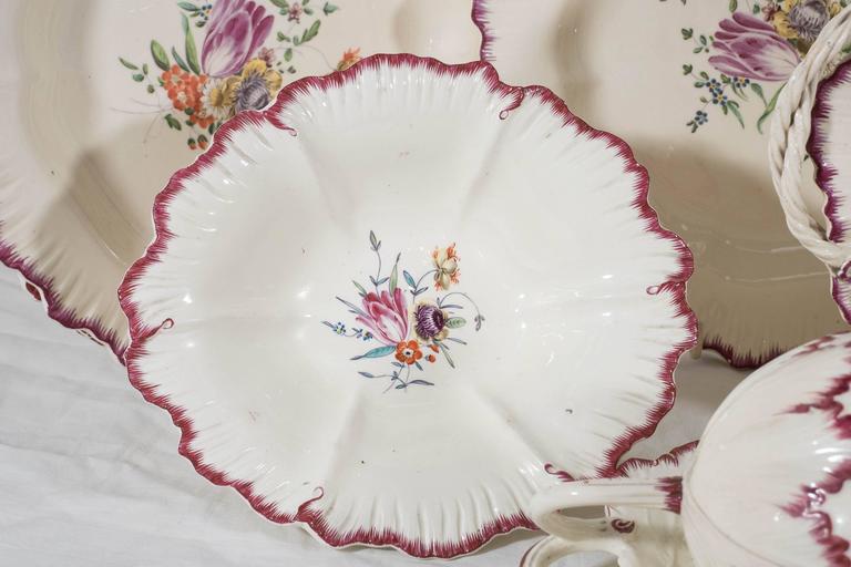 Antique Creamware Dishes 18th Century Dessert Service at 1stDibs