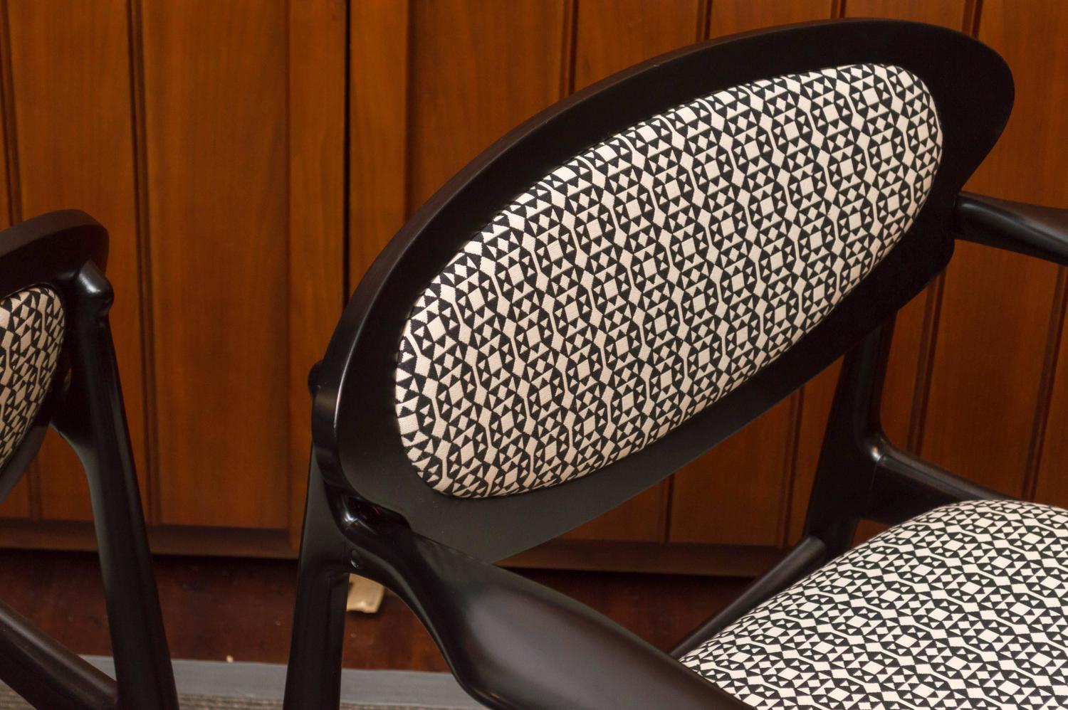 Pair of Danish Armchairs for Selig For Sale at 1stdibs