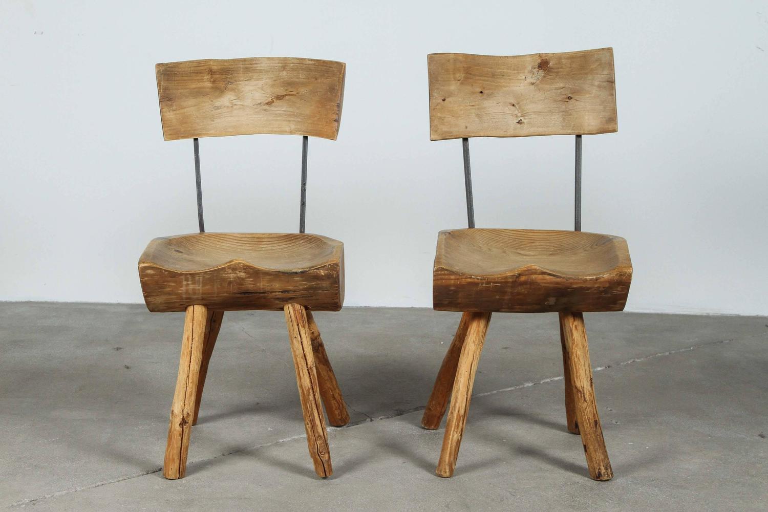 Rustic Log Chair For Sale at 1stdibs