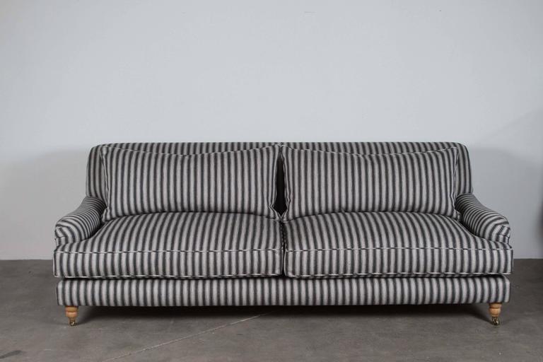 Traditional Striped Sofa at 1stDibs | pinstripe sofa, pinstripe couch ...