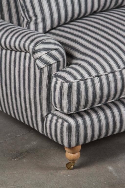 Traditional Striped Sofa at 1stDibs | pinstripe sofa, pinstripe couch ...