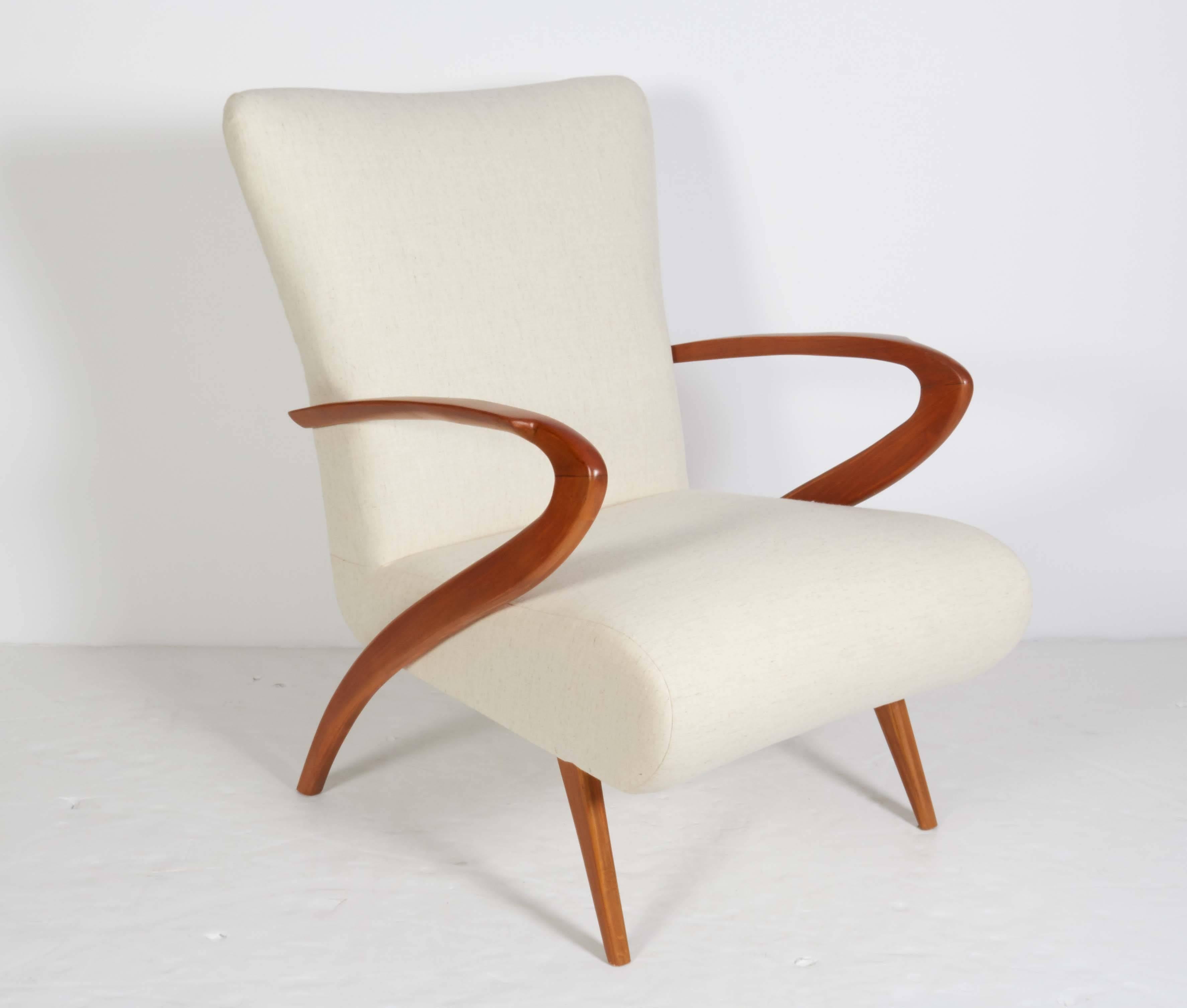 Elegant Pair of Italian Chairs at 1stDibs