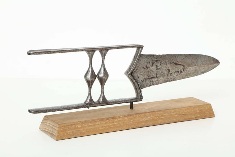 19th Century Indian Steel Katar For Sale at 1stDibs