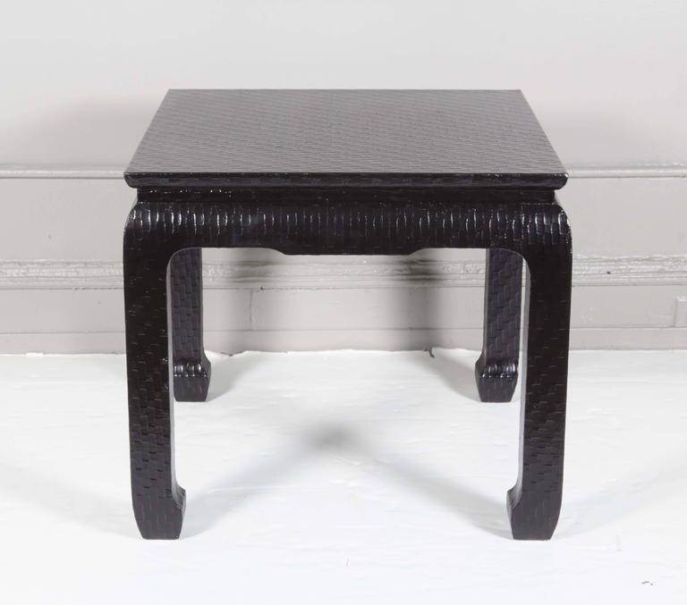Pair of Baker Asian Style Side Tables at 1stDibs
