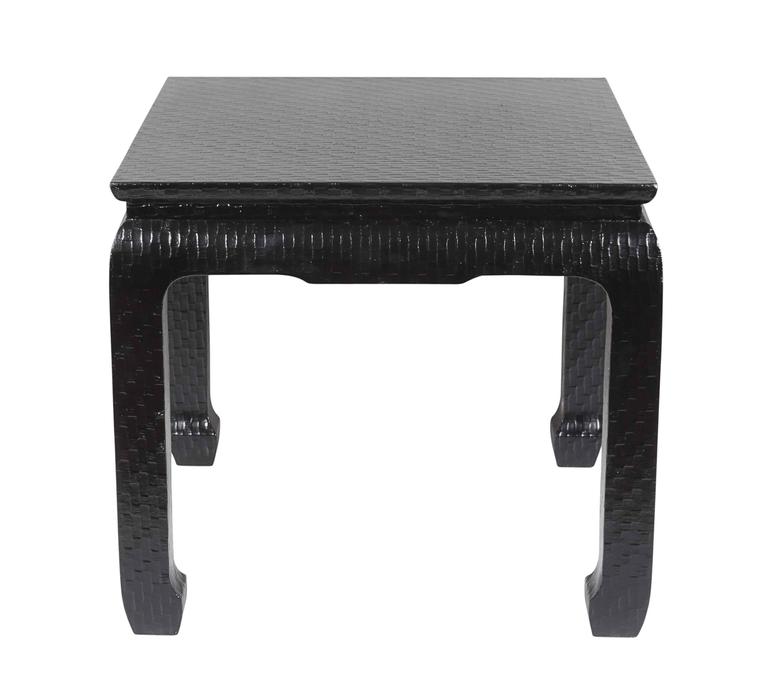 Pair of Baker Asian Style Side Tables at 1stDibs