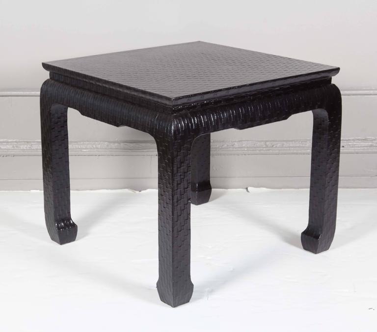 Pair of Baker Asian Style Side Tables at 1stDibs