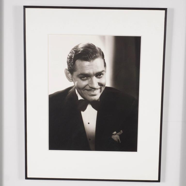 Framed and Original Documented Photograph of Clark Gable by George ...