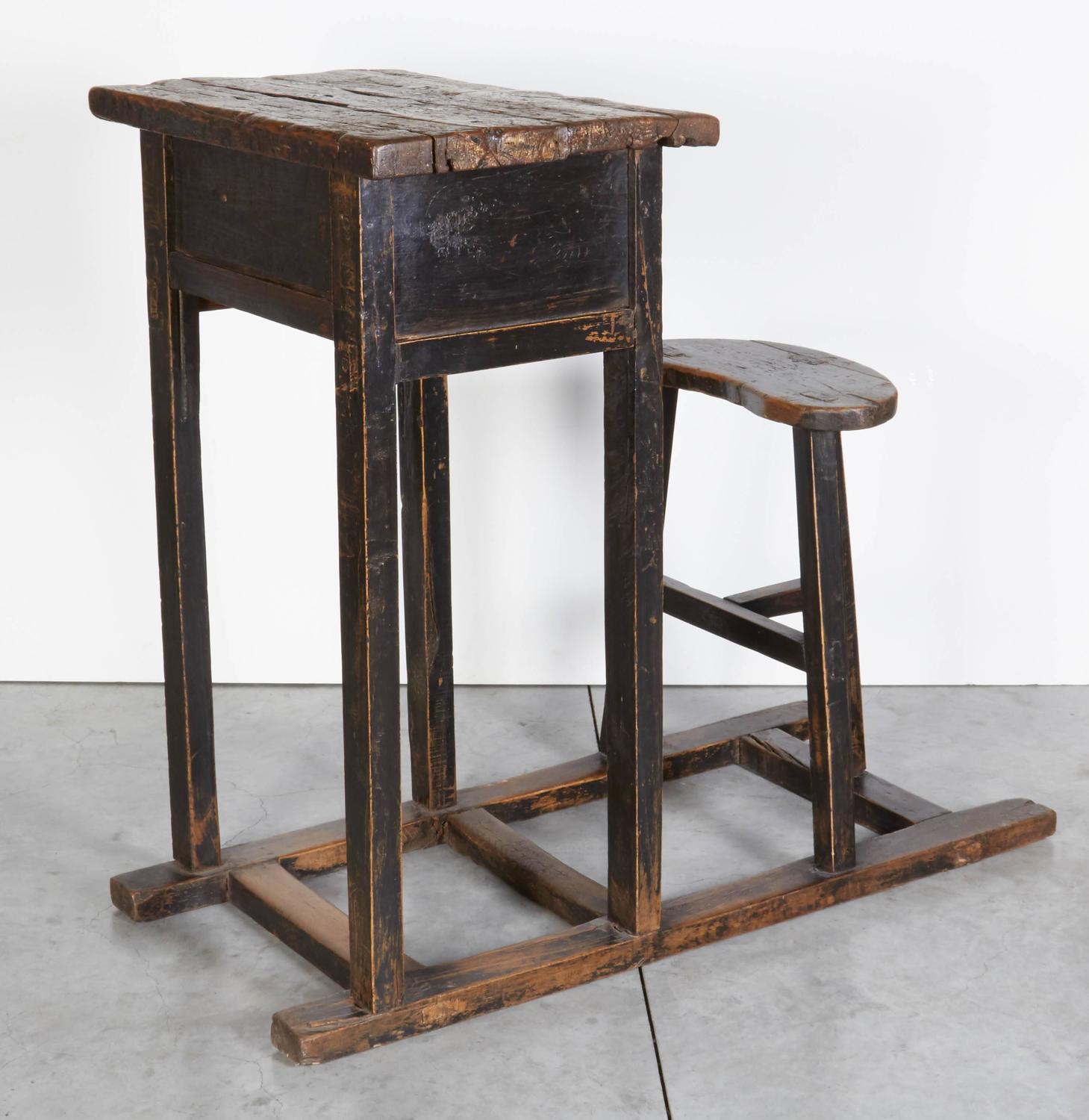 Antique Chinese School Desk For Sale at 1stdibs