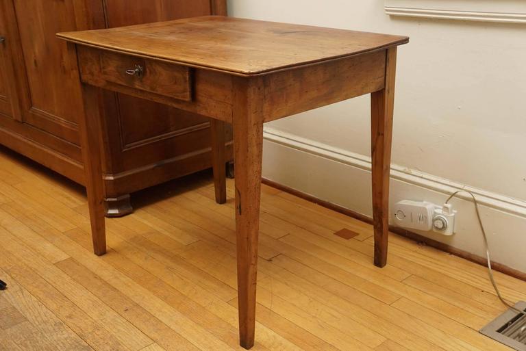 Small End Table with Lock and Key at 1stDibs
