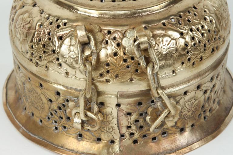 Anglo-Indian Polished Brass Pierced Box at 1stDibs