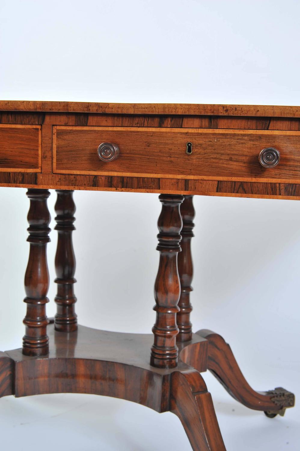Pair of Regency Sofa Tables For Sale at 1stdibs