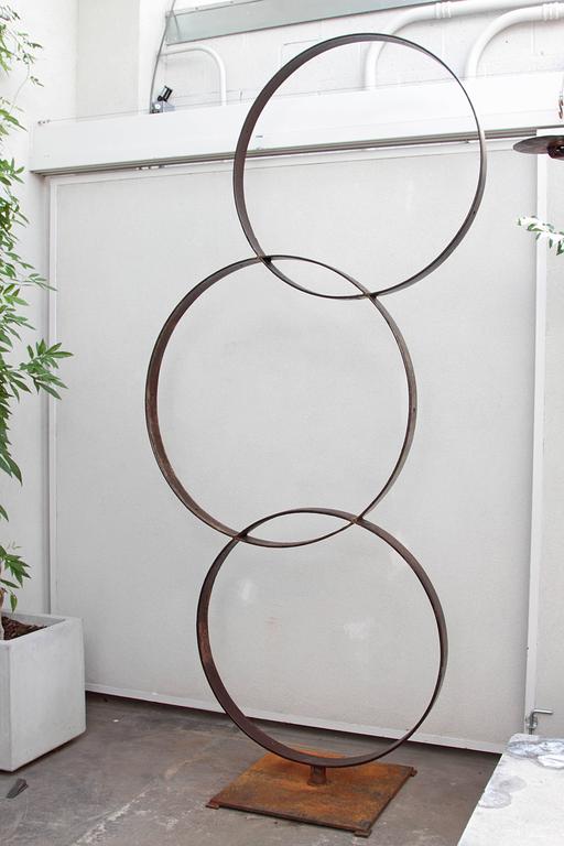Industrial Rings Sculpture For Sale at 1stDibs