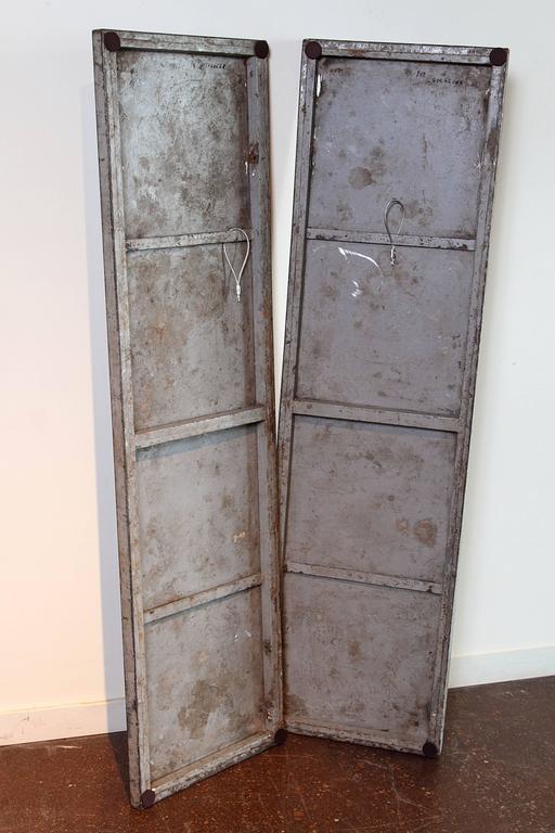 Vintage Architectural Metal Wall Decor Panels at 1stDibs