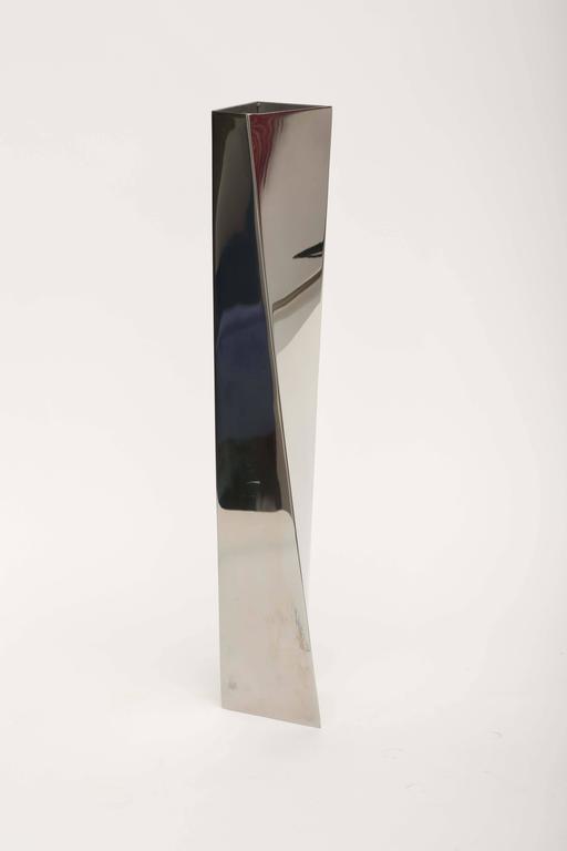 Alessi Stainless Steel Flower Vase "Crevasse" by Zaha Hadid at 1stDibs
