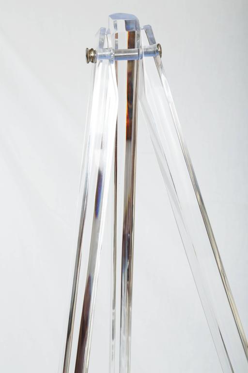 Bespoke Lucite Easel by Alexander Millen with Adjustable Leg and Frame ...