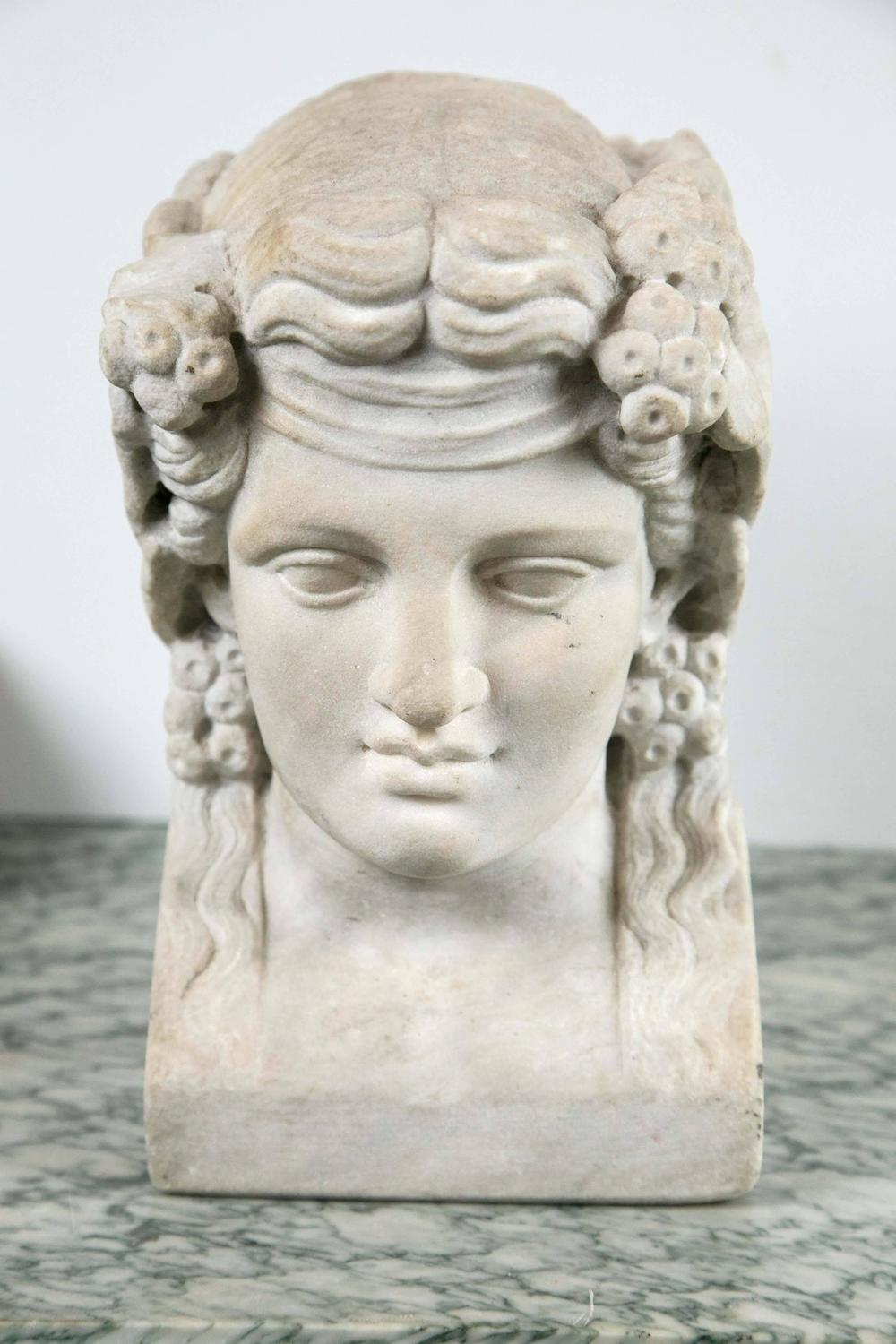 Carved Bust of the God Janus at 1stdibs