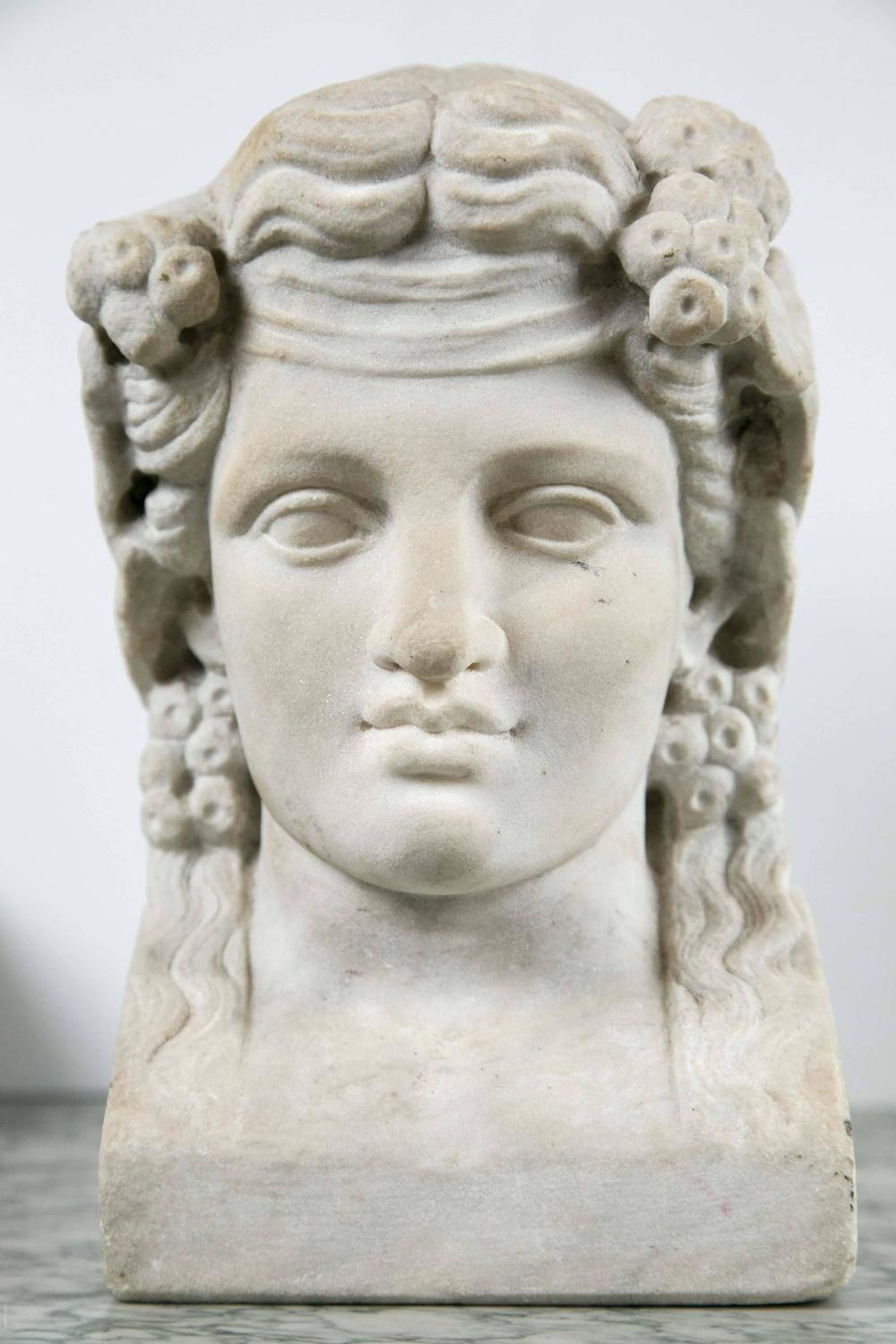 Carved Bust of the God Janus at 1stdibs