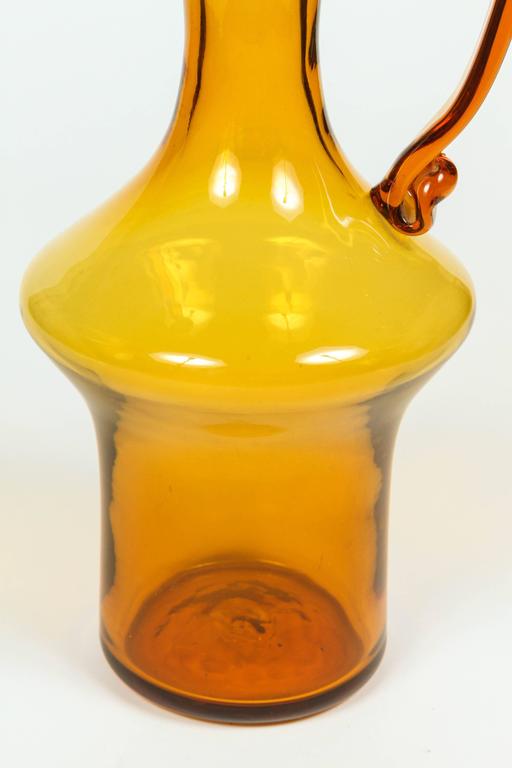 Blenko Amber Pitcher at 1stDibs