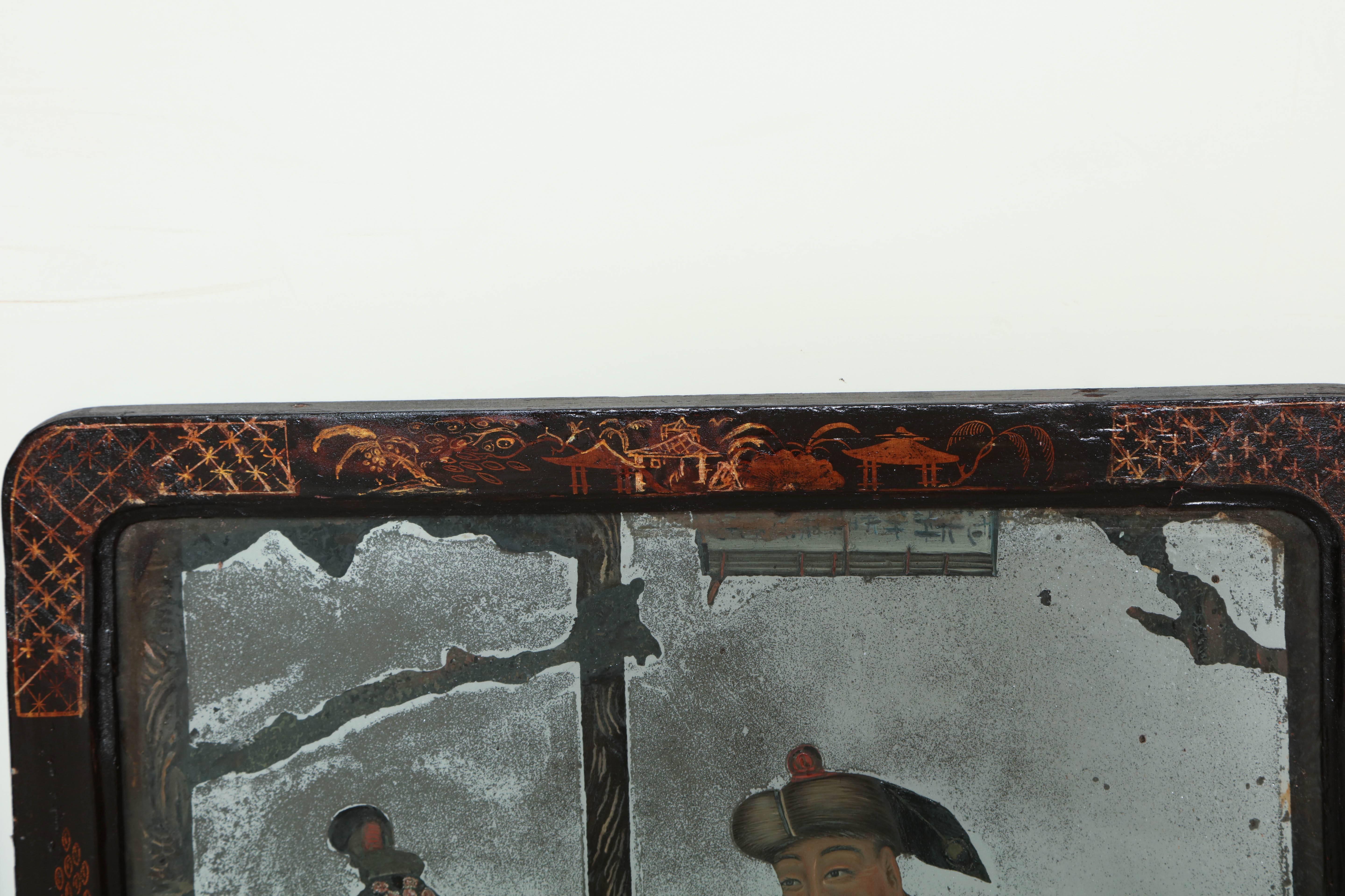 Two Chinese Reverse Paintings on Glass at 1stDibs | chinese reverse ...