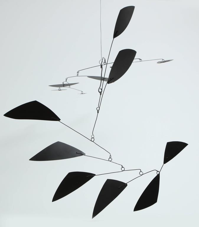 Jim Hunter Black Hanging Metal Mobile, 2014 at 1stDibs