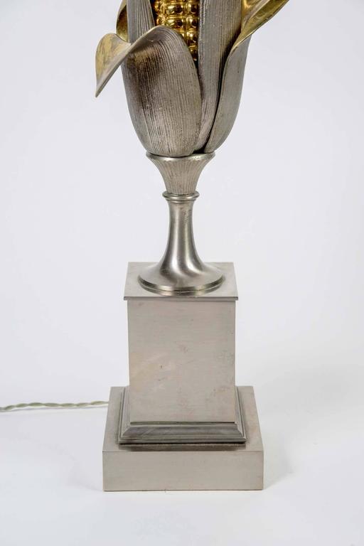 Pair of Maize Bronze Table Lamps by Maison Charles at 1stDibs