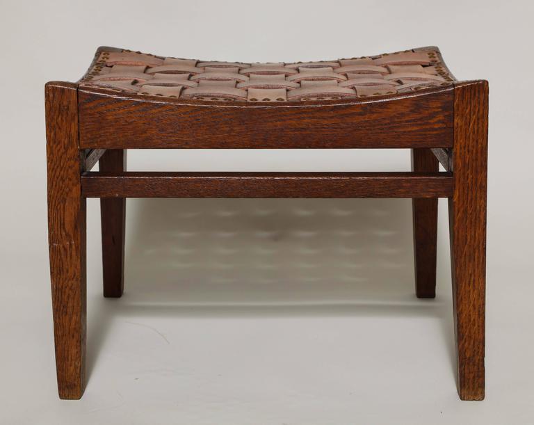 English Arts and Crafts Stool by Arthur Simpson of Kendal at 1stDibs