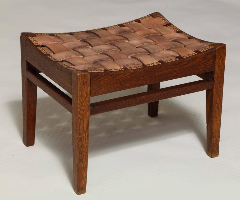 English Arts and Crafts Stool by Arthur Simpson of Kendal at 1stDibs