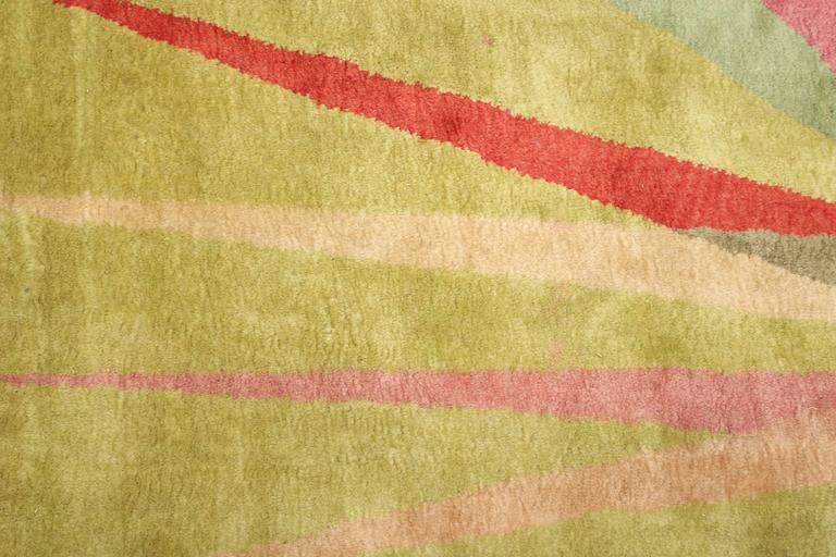 Original Signed Mid-Century Modern Emilio Pucci Rug Italy at 1stDibs