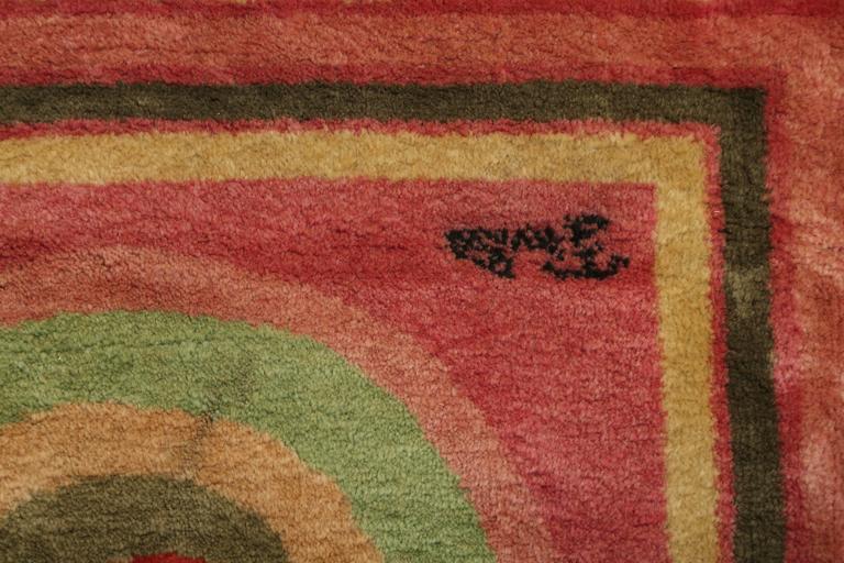 Original Signed Mid-Century Modern Emilio Pucci Rug Italy at 1stDibs