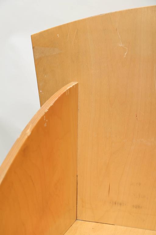 Art Deco Deconstruction Modern Plywood Chair Manner of Ilonka Karasz ...