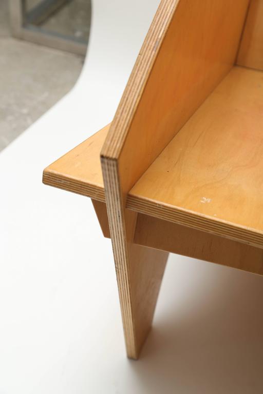 Art Deco Deconstruction Modern Plywood Chair Manner of Ilonka Karasz ...