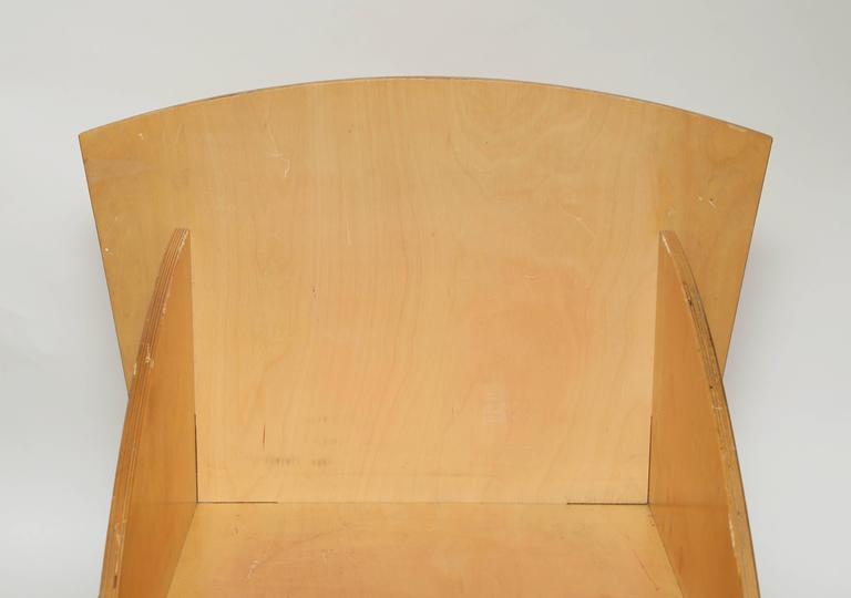 Art Deco Deconstruction Modern Plywood Chair Manner of Ilonka Karasz ...