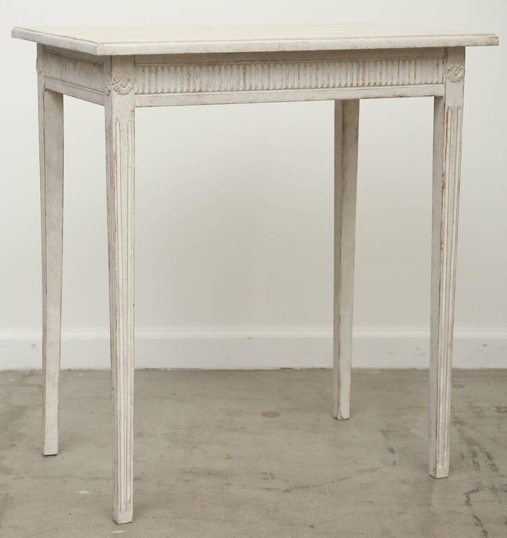 Pair of Small-Scale Swedish Antique Side Tables, Mid-19th Century at ...