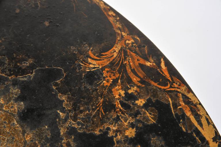 Early 19th Century Painted Iron Tripod Table attributable to ...