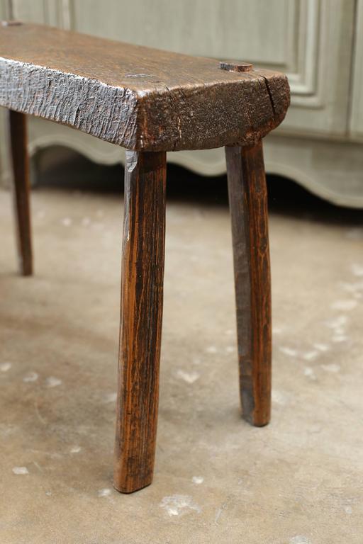 18th Century Rustic Stool from England For Sale at 1stDibs