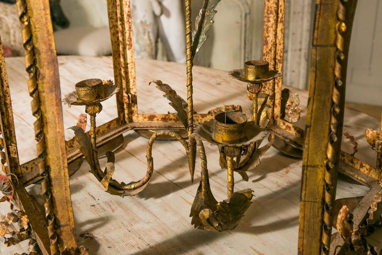 Huge Rococo Venetian Lantern in Gilded Metal, circa 1750 at 1stDibs