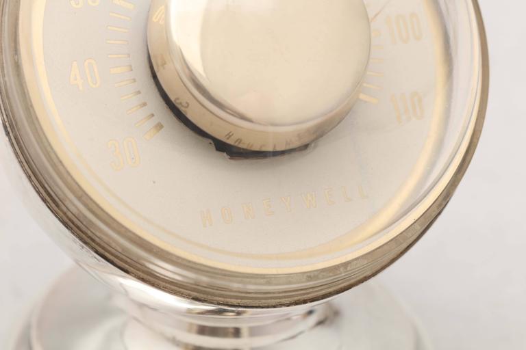 Tiffany Sterling Silver Mid-Century Modern Desk Thermometer at 1stDibs