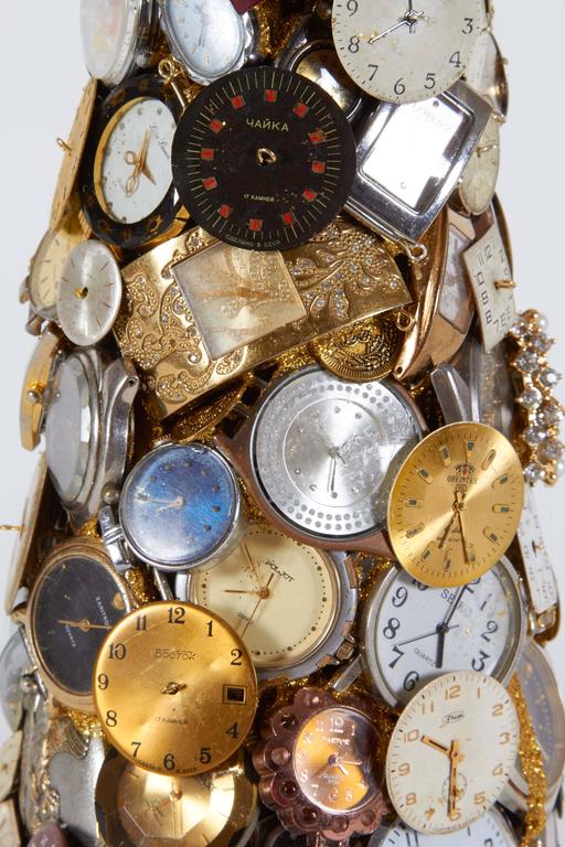 Christmas Tree Made of Vintage Watch Faces at 1stDibs