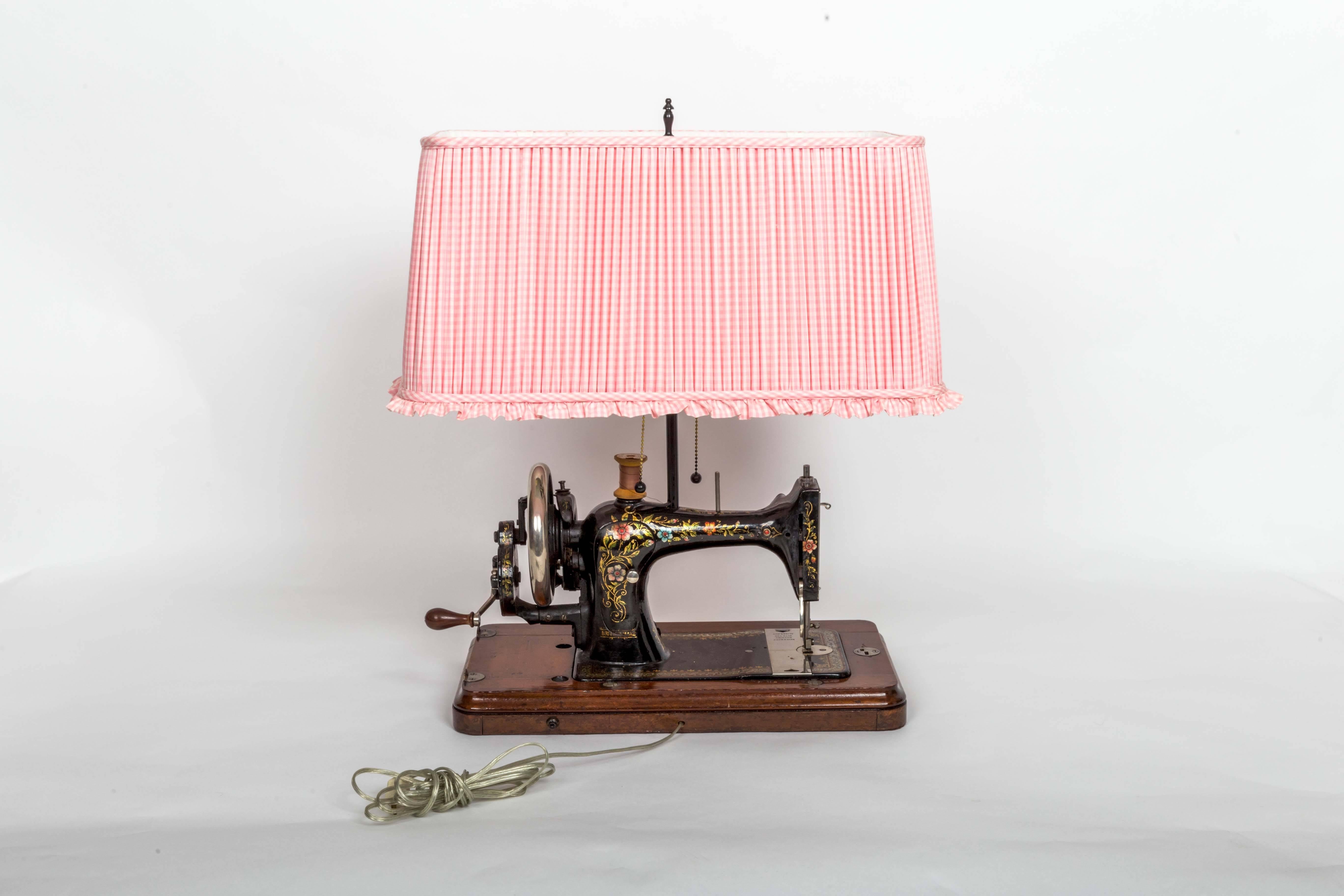 'Diamond and Baratta' Victorian Sewing Machine Lamp at 1stDibs | sewing ...